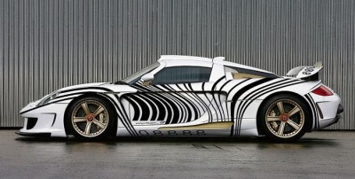 Custom Auto Paint Job - Sports Cars Dressed Up as Zebras