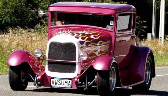 Ten Most Awesome Pink Hot Rods From Around The World
