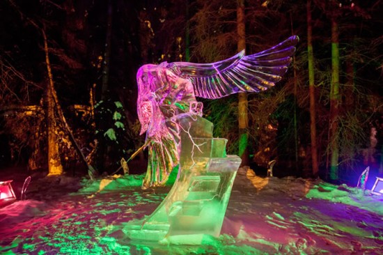 Amazing Art Sculptures Carved From A Single Block Of Ice