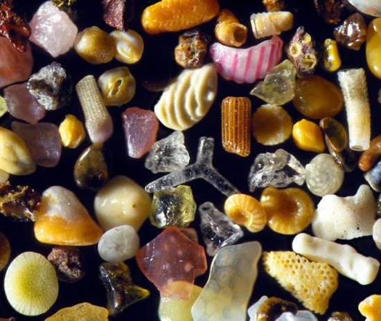 Discover Close Up shots Of Sand From A Digital Microscope Camera