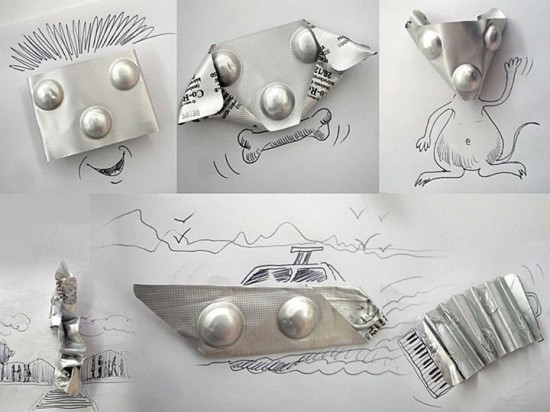 Creative 3d Illustrations Made From Household Objects